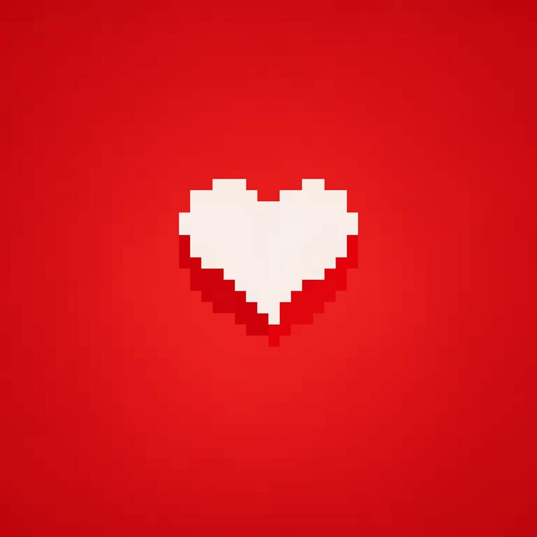 Pixel Hart High Resolution Clipart Victor Printable in PNG - Etsy