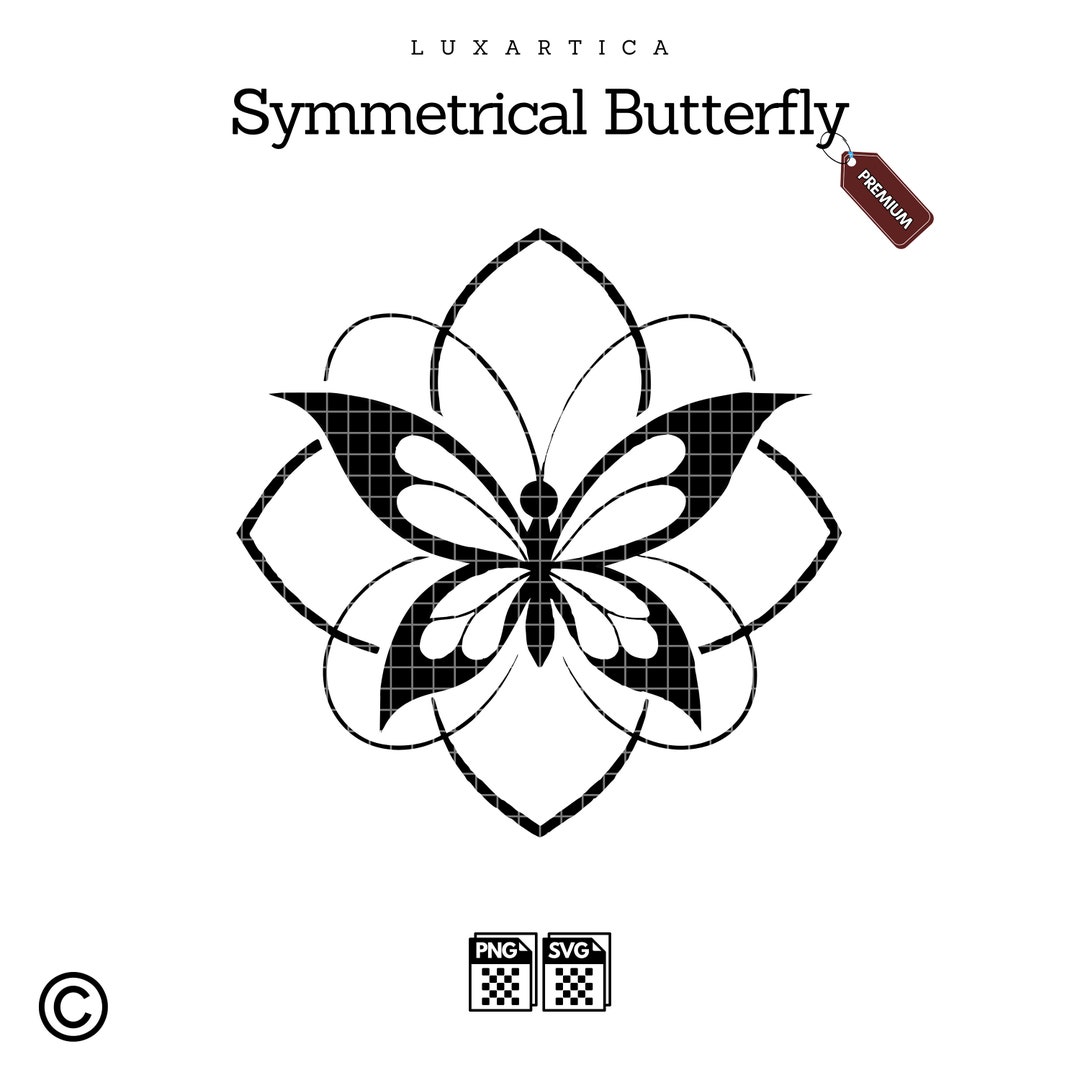 Symmetrical Butterflies Svg,butterfly Svg, Butterfly Cricut, Butterfly ...