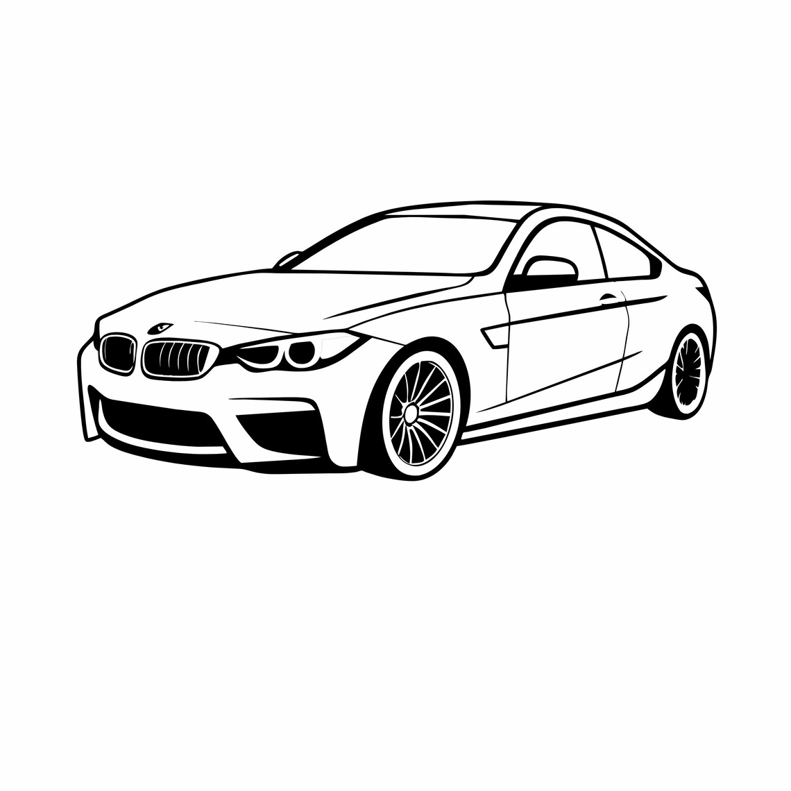 Car SVG Clipart, Vehicle Cut File, Automobile Graphics, Race Car Art ...