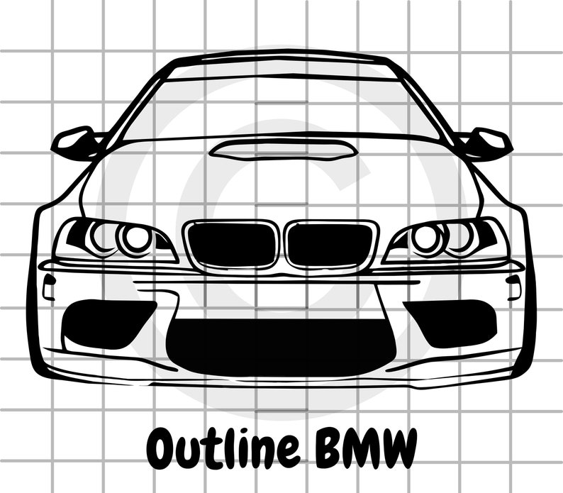 Complete Set of Outline Bundle of BMW Sport Cars 30 Premium - Etsy