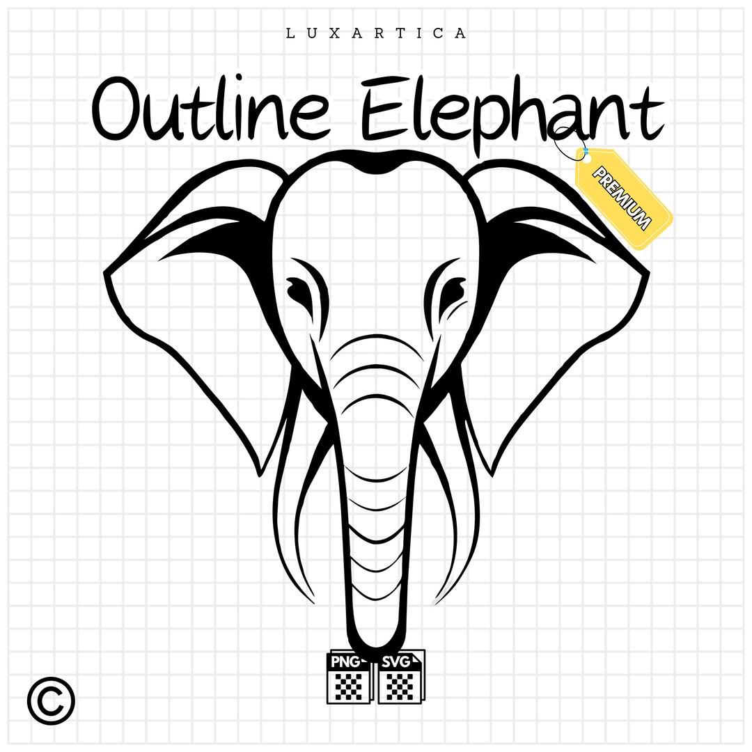 Elephant Illustration Bundle Animal Svg, Animals, Plotter File, Animals ...