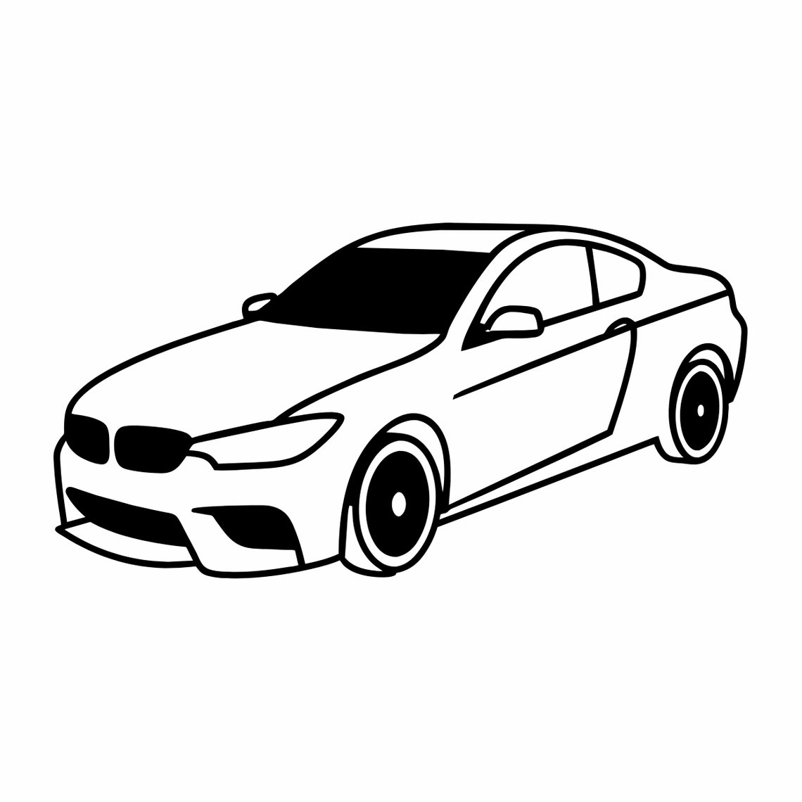 Car SVG Clipart, Vehicle Cut File, Automobile Graphics, Race Car Art ...