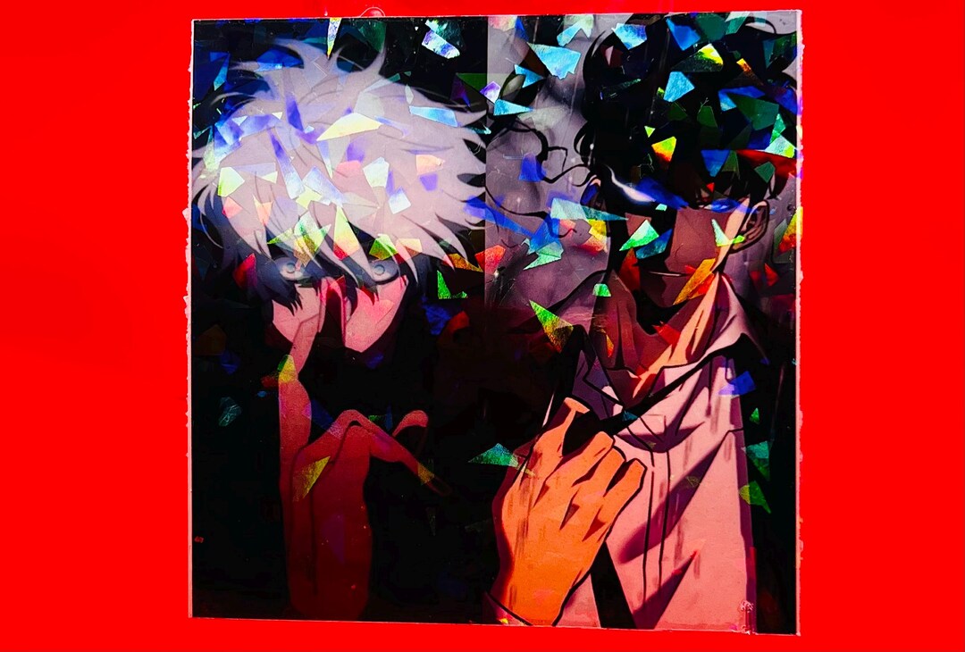 Broken Glass Laminated Solo Leveling/jjk - GOJO/JINWOO Anime Sticker - Etsy