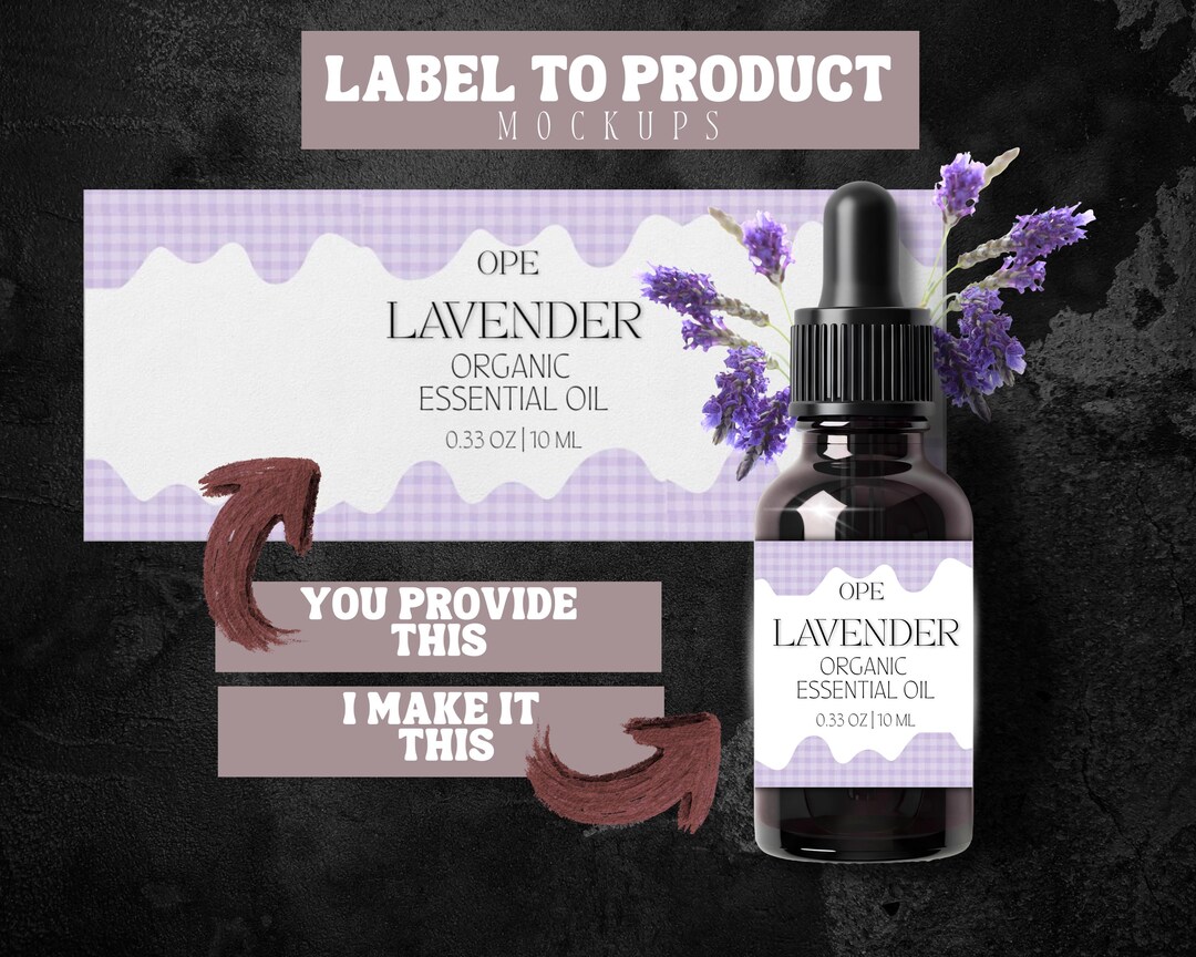 Custom Product Mockup Dropper Bottle | Label to Product Mockup | Turn ...