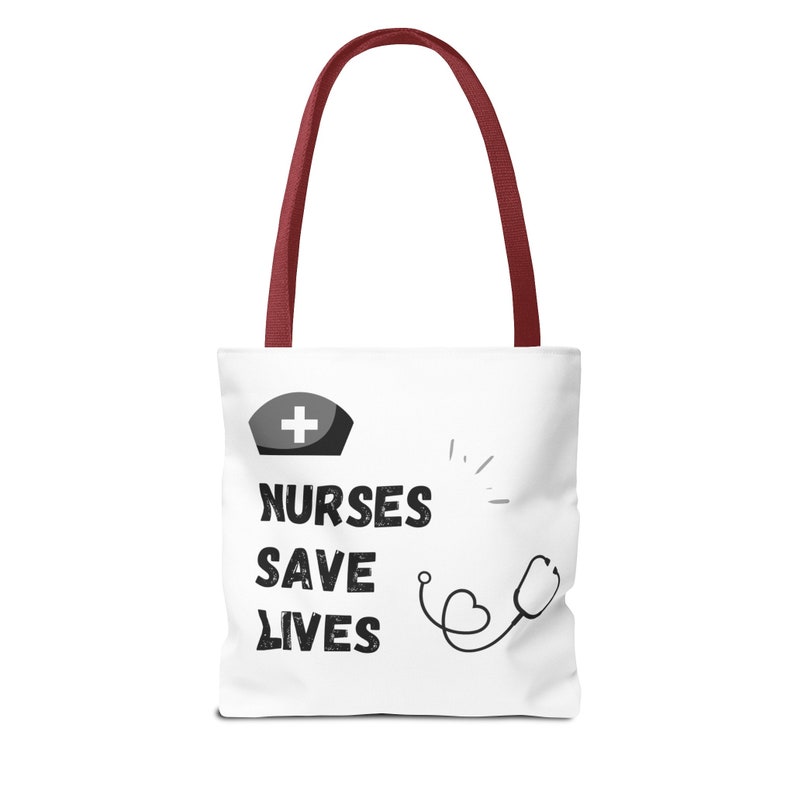 Nurses Saves Lives Tote Bag, Nurses Week, Rn Gift, Nurses Gift, Lpn ...