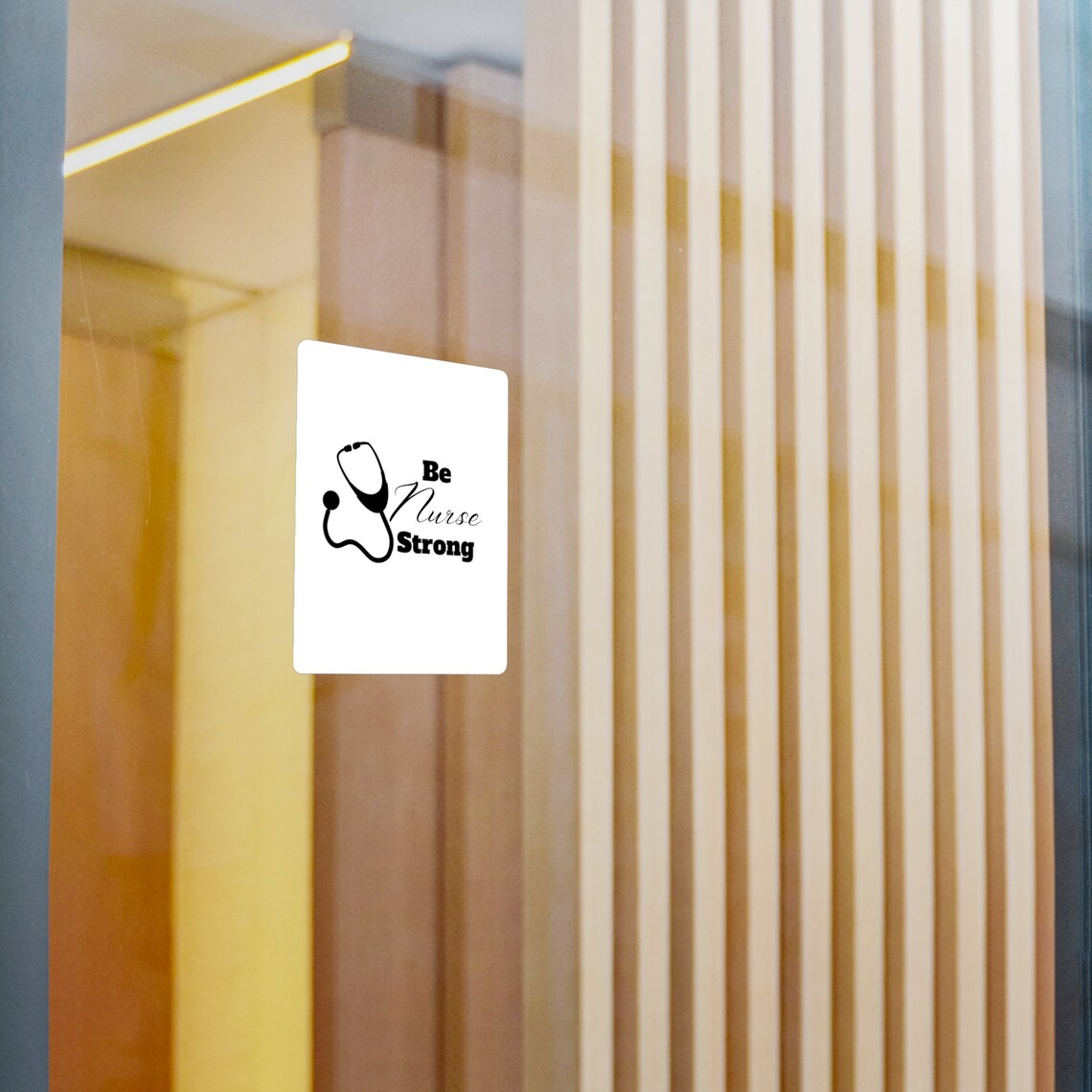 Be Nurse Strong Kiss-cut Vinyl Decals, Nurse Gift, Gift for Nurse ...