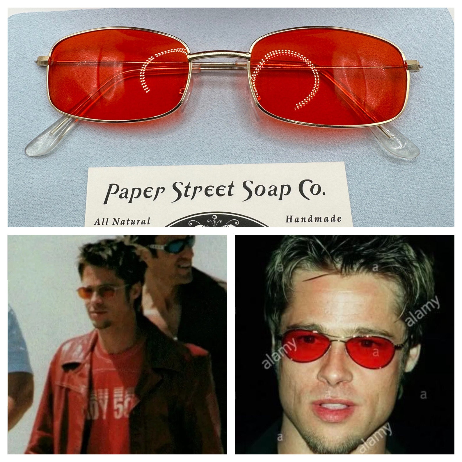 Project Mayhem Paper Street Tyler Durden Sunglasses Shades Fight Club ...
