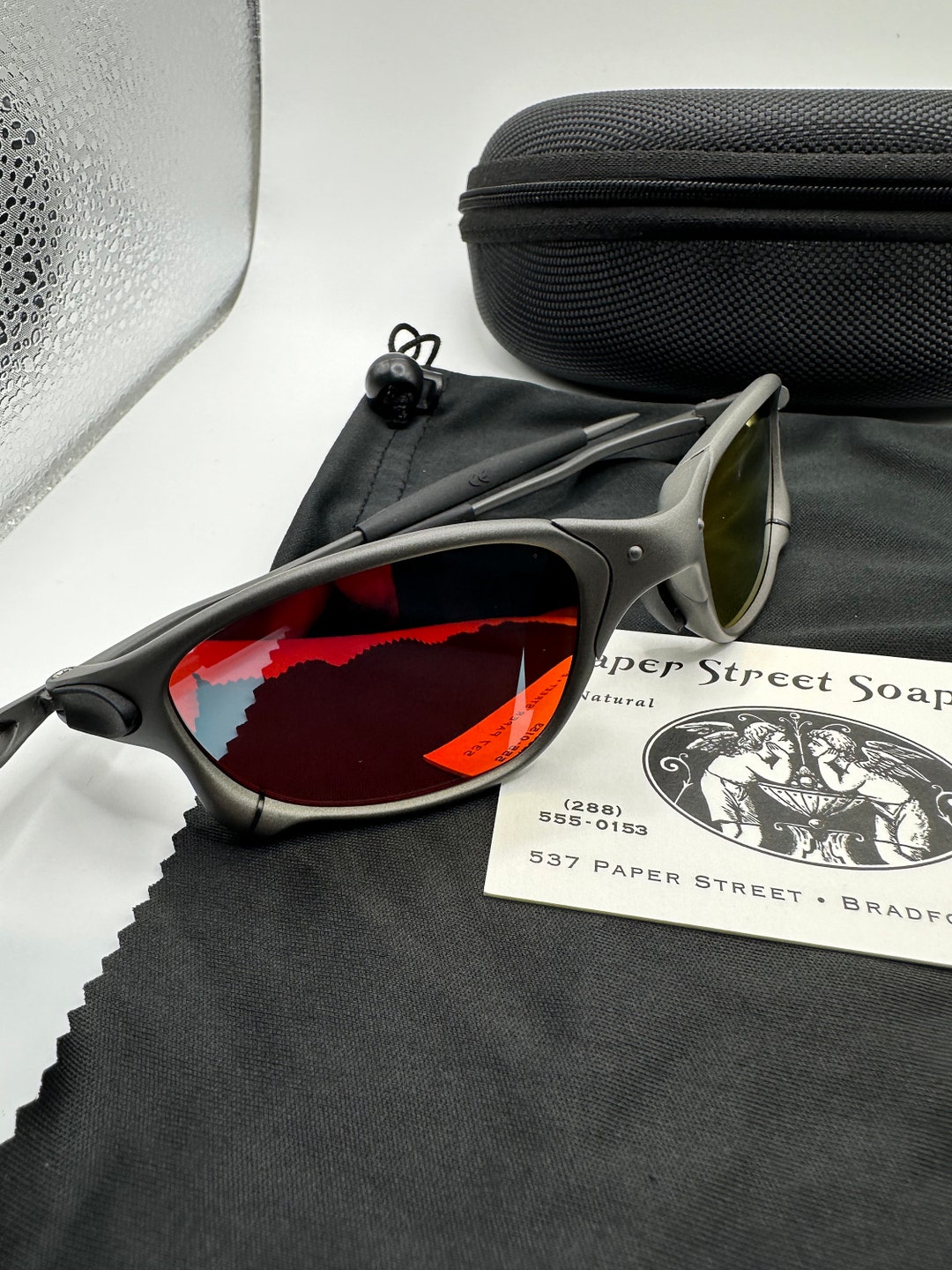 P04 Paperstreetshade Fight Club Tyler Durden NEW Oliver Peoples 523 Mars Brad Pitt Costume ...