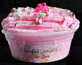 A Slice of Cake Cloud Creme Slime Scented Birthday Cake Kawaii ...