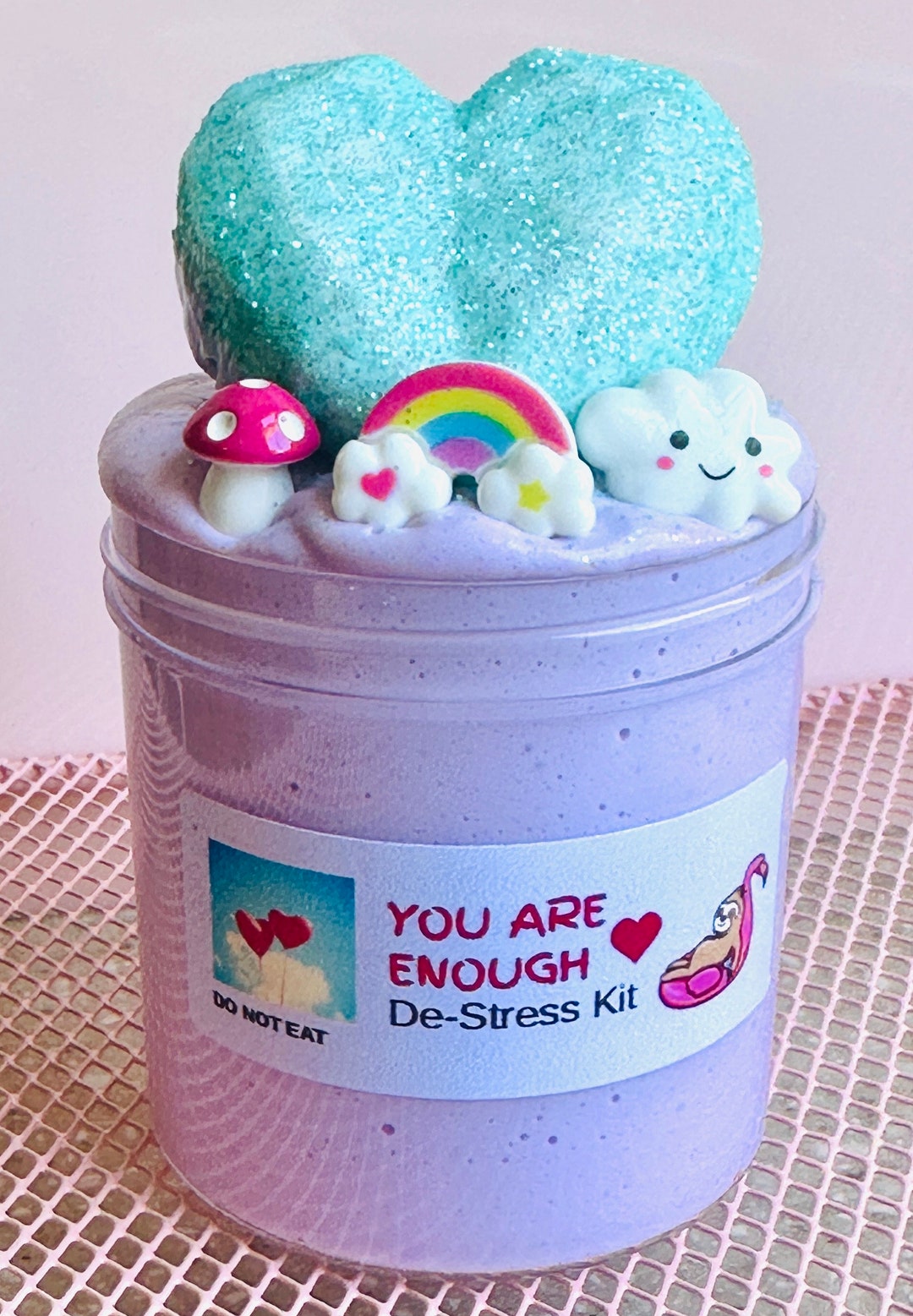 You Are Enough De-stress Slime Kit - Etsy