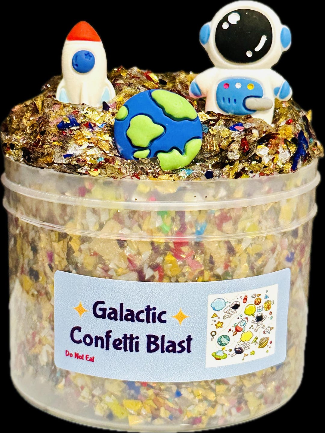 8 Oz.- Galactic Confetti BLAST - Etsy