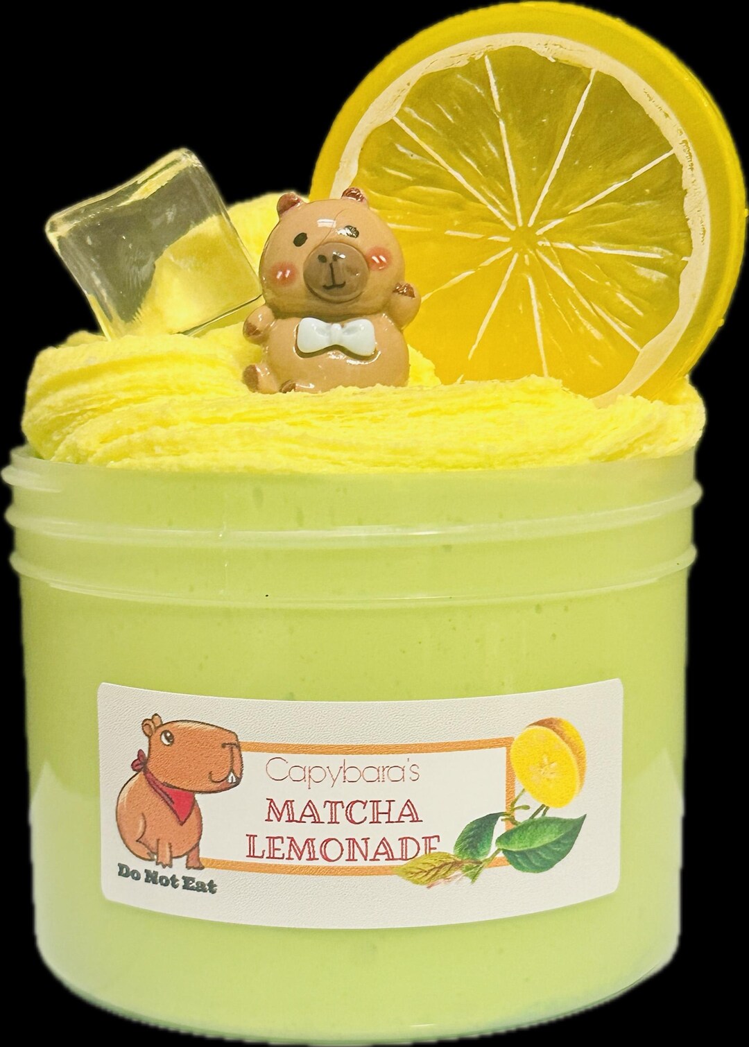 10 Oz. - Capybara Matcha Lemonade Slime - Etsy