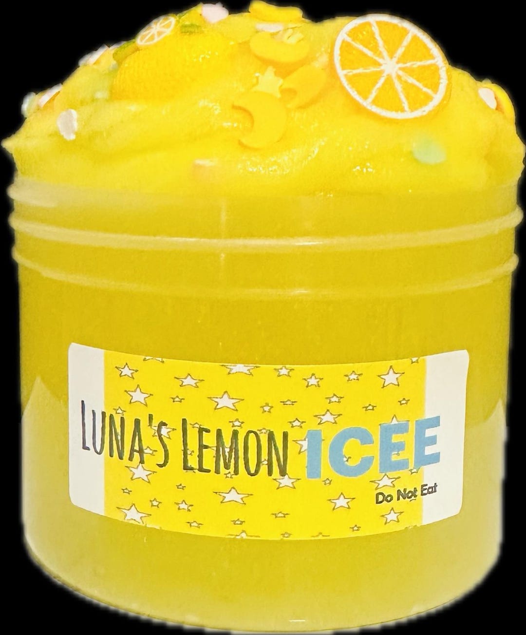 8 Oz. - Luna's Lemon Icee Slime - Etsy