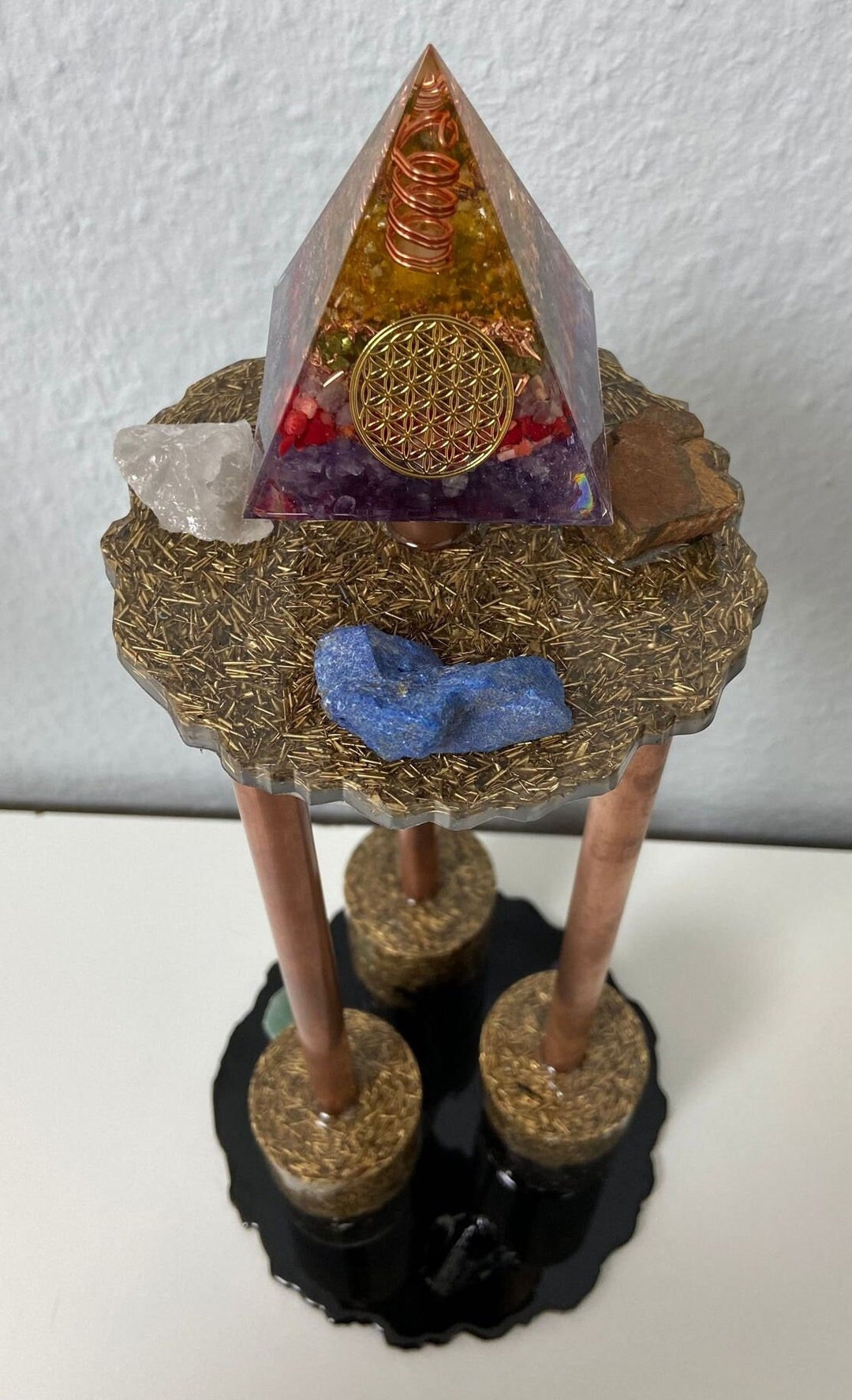 Akasha Pillar 5G Chakra Stones Energy Harmonization Balance - Etsy