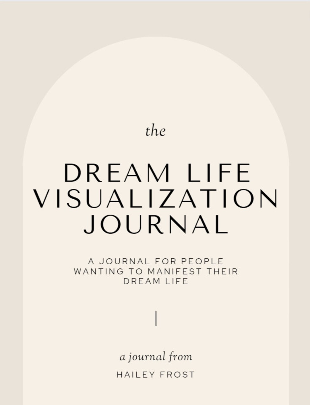 Dream Life Visualization Journal - Etsy
