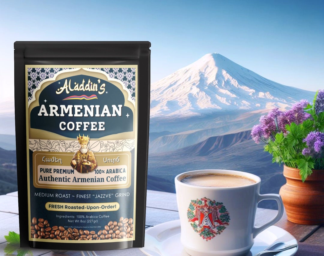 Aladdin's ARMENIAN Coffee Authentic Bold Flavor, Finely Ground to ...