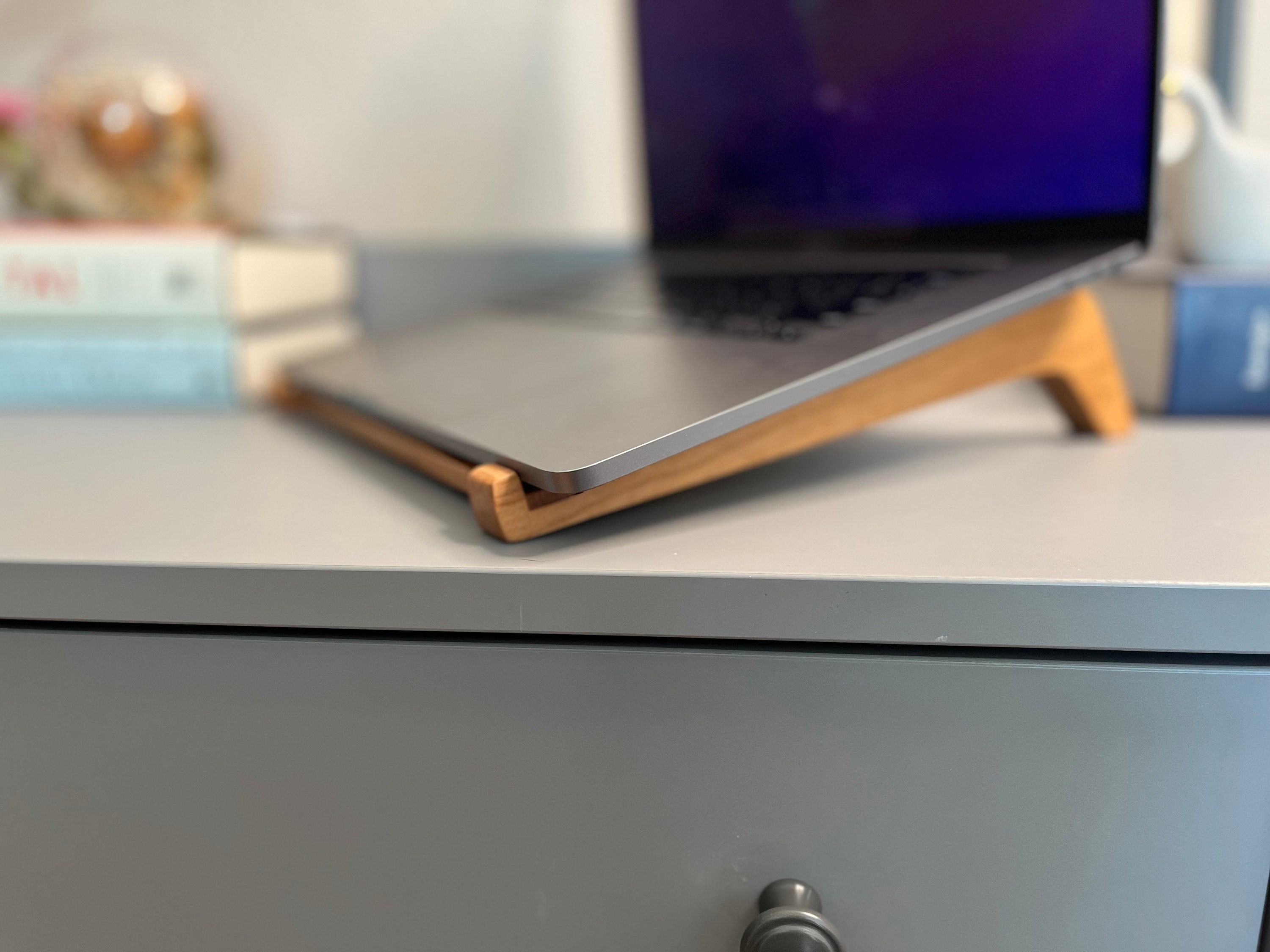 Minimal Laptop Stand (hardwood Cherry or Walnut) - Etsy