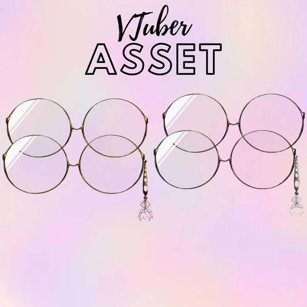 Vtuber Asset Glasses - Etsy