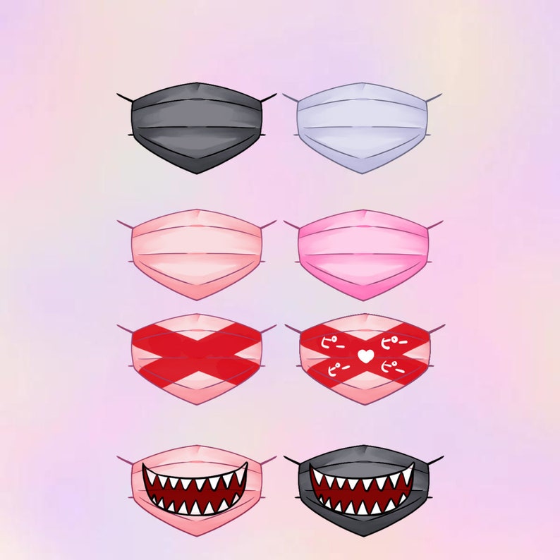 Vtuber Asset Masks - Etsy UK