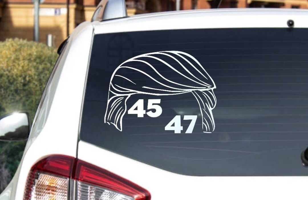 Trump 2024 / MAGA Decal / 45 & 47 American President / Lets Go Brandon ...
