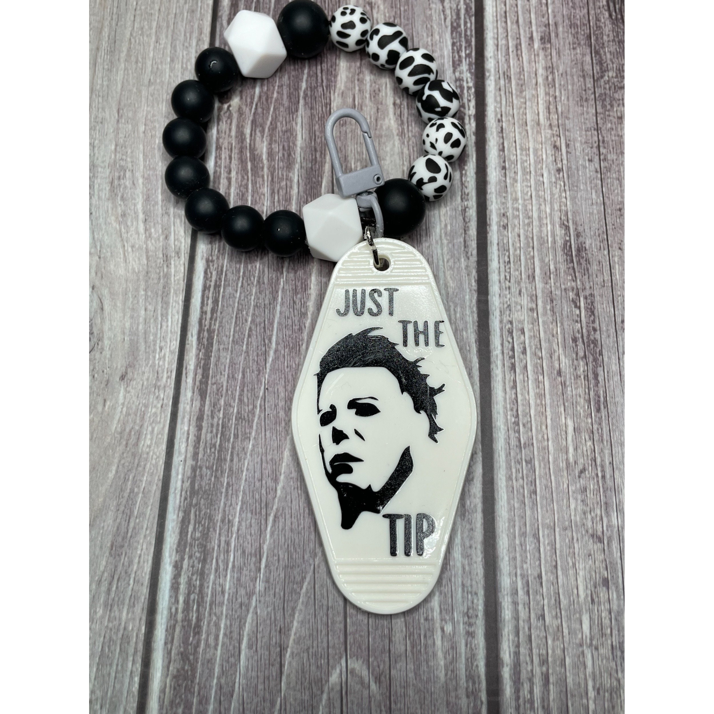 Michael Myers / Just the Tip / Vintage Motel Keychain / Silicone Bead ...
