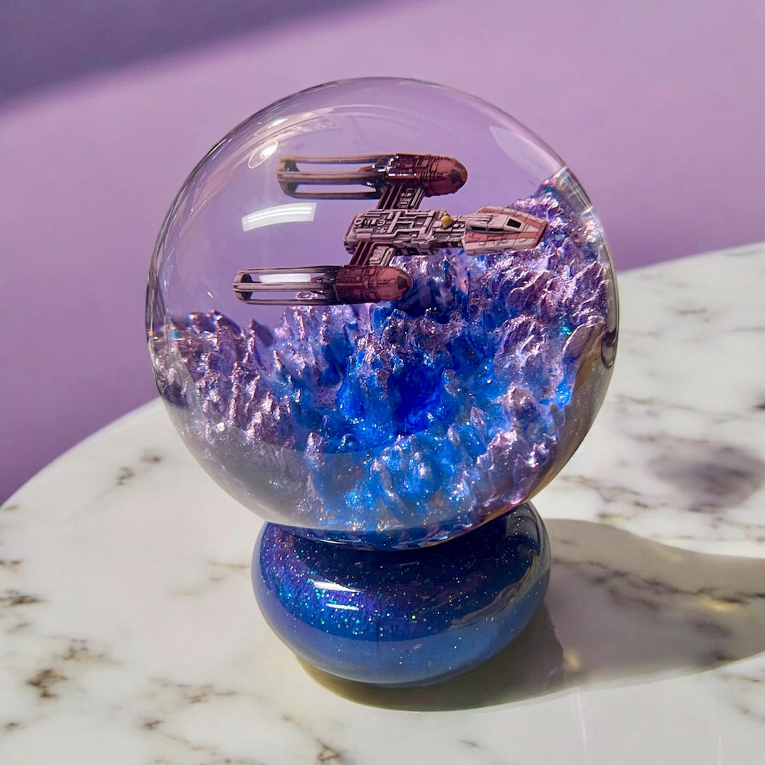 Star Wars Y-wing Epoxy Sphere: Rebel Alliance Decor - Etsy