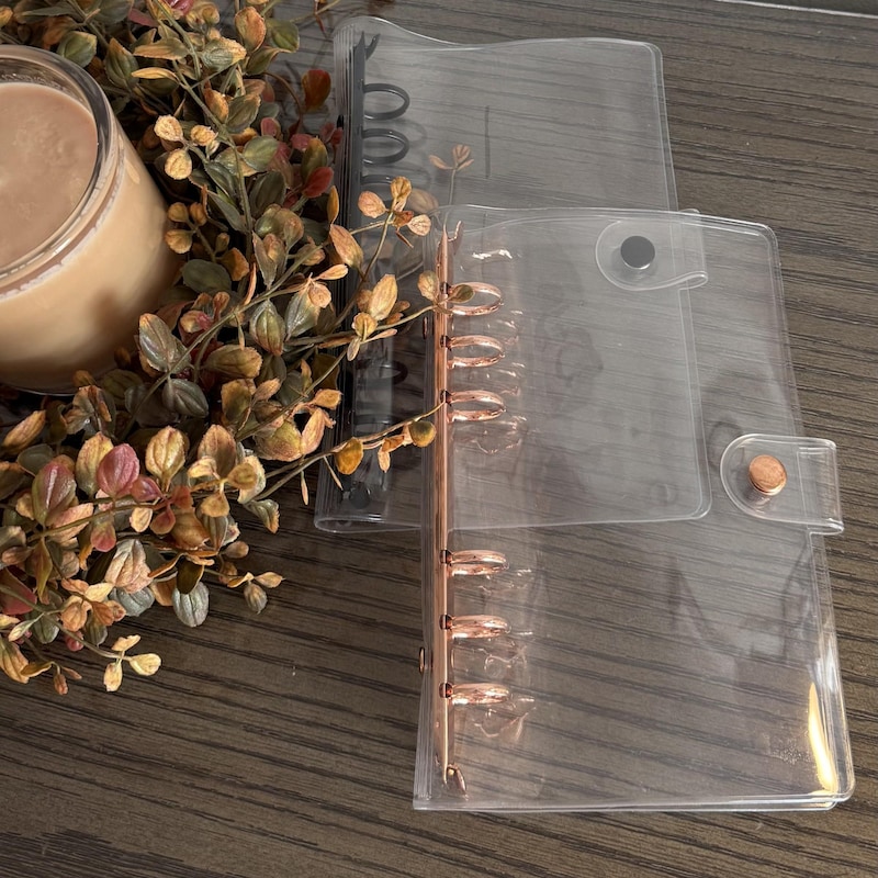 Clear Rose Binder - Etsy