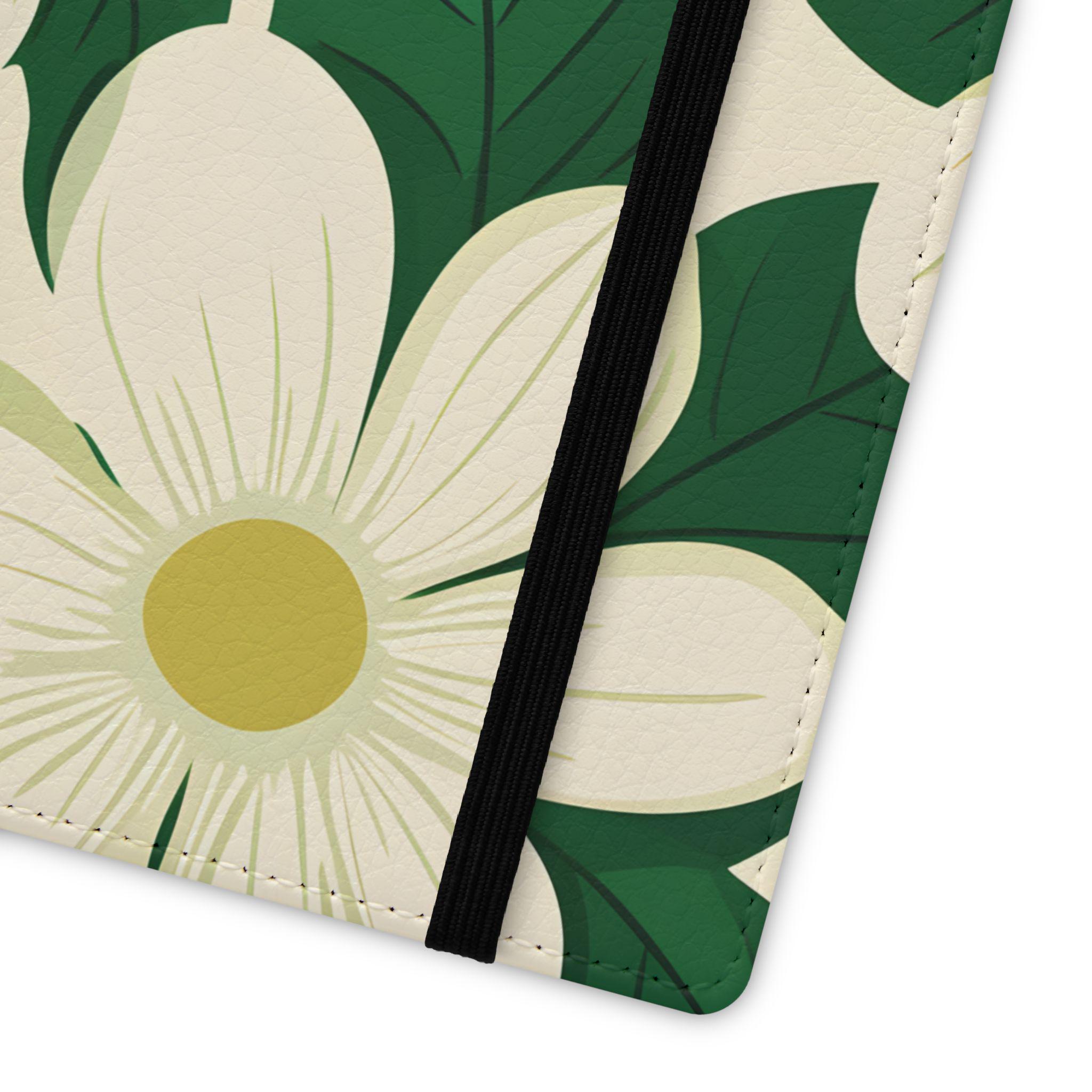Retro Flower Flip Phone Case for iPhone 11, 12, 13, 14, 15, 16, Pro Max ...