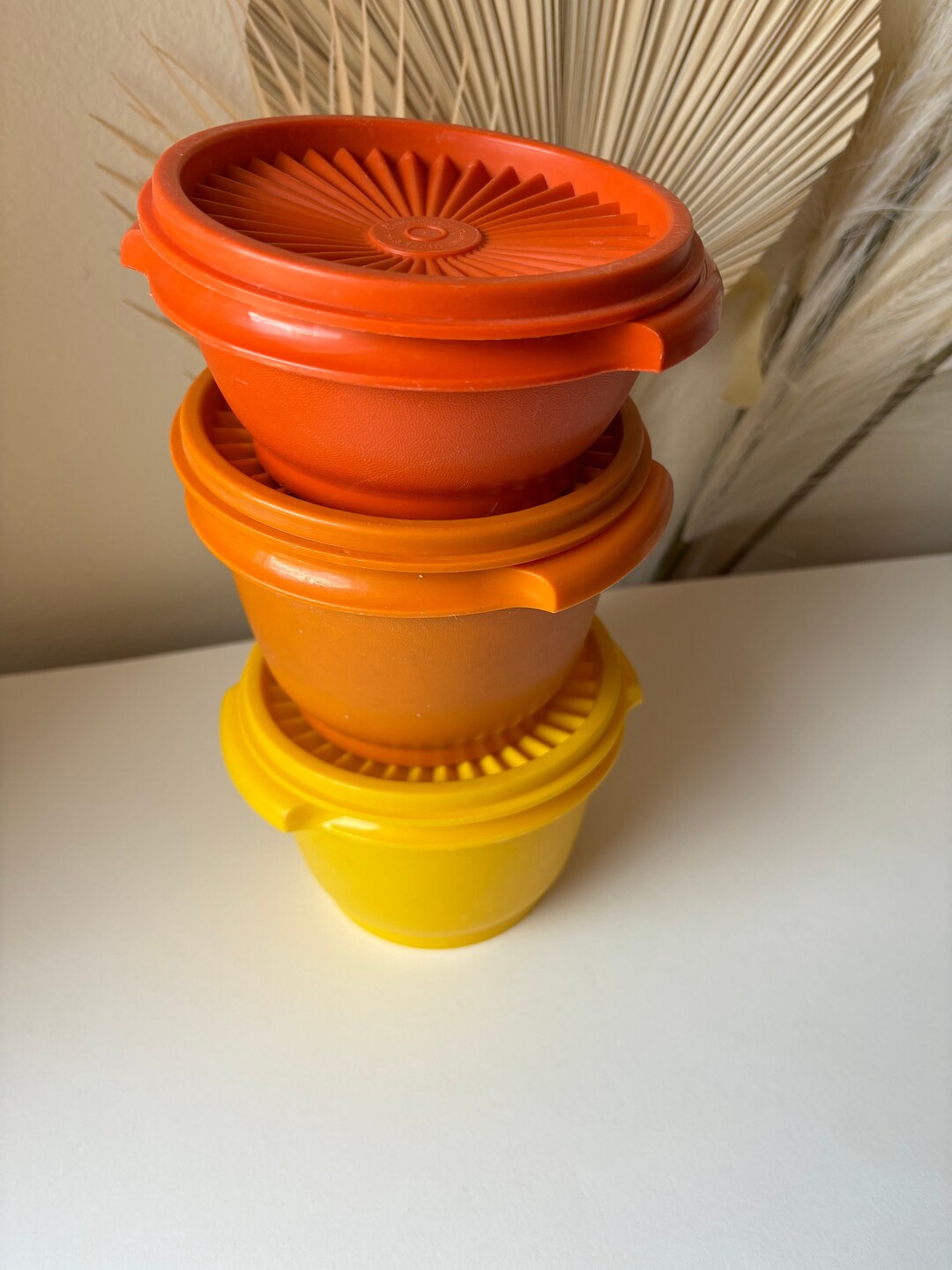 Vintage Tupperware Set of Servalier Bowls, Retro Tupperware Bowls ...