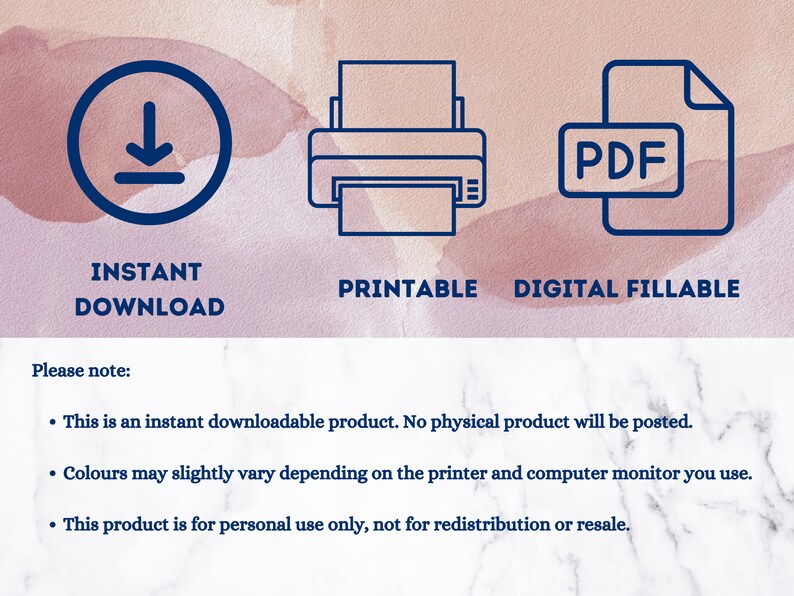 Mushlings Weekly Planner Template Digital Fillable - Etsy