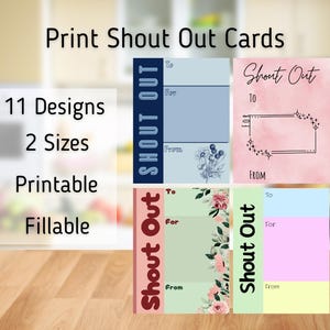 Shout Out Card | Student | Work Colleagues | Compliment Card | Award ...