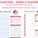 Mushlings Weekly Planner Template Digital Fillable - Etsy