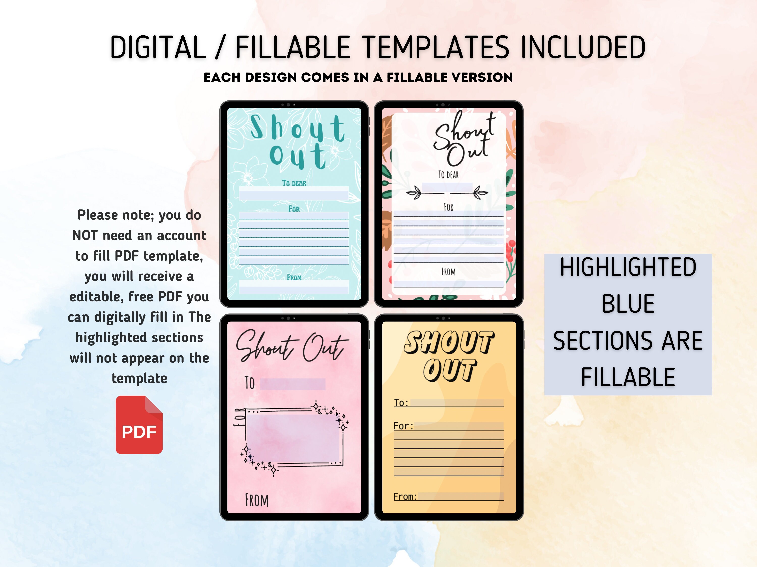 Shout Out Card | Student | Work Colleagues | Compliment Card | Award ...