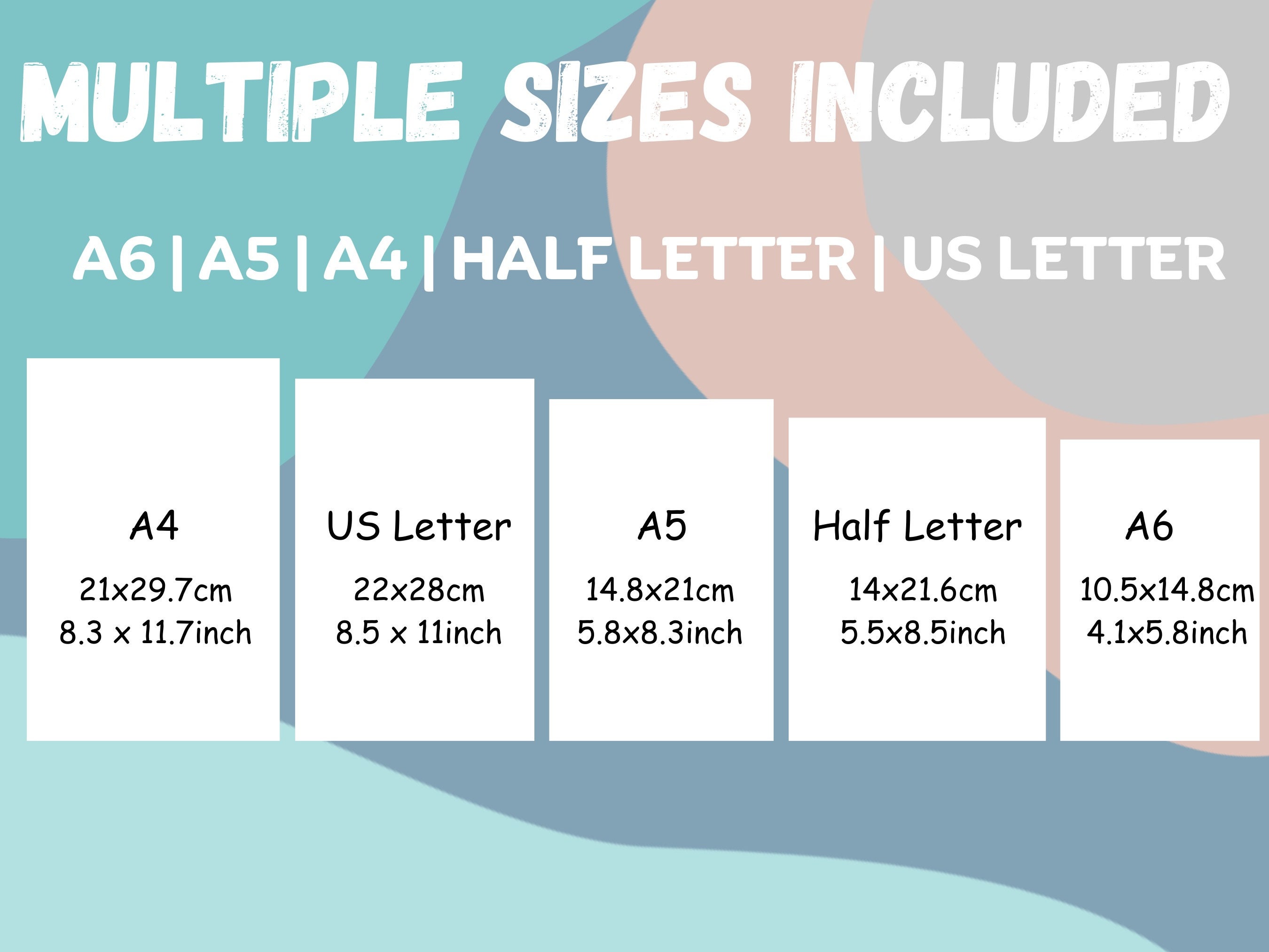 Note Pad | Digital | Fillable | Printable | Lined and Unlined Included ...