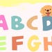 ABC Poster Alphabet Poster With Whimsical Pictures Educational ...