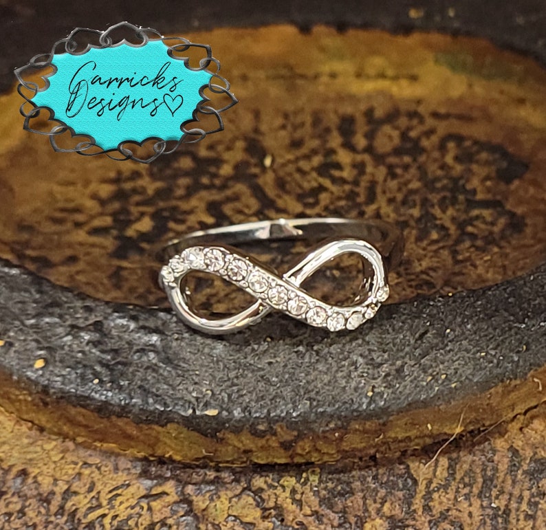 Women's Infinity Promise Ring Wedding Ring Infinity Promise Ring for ...