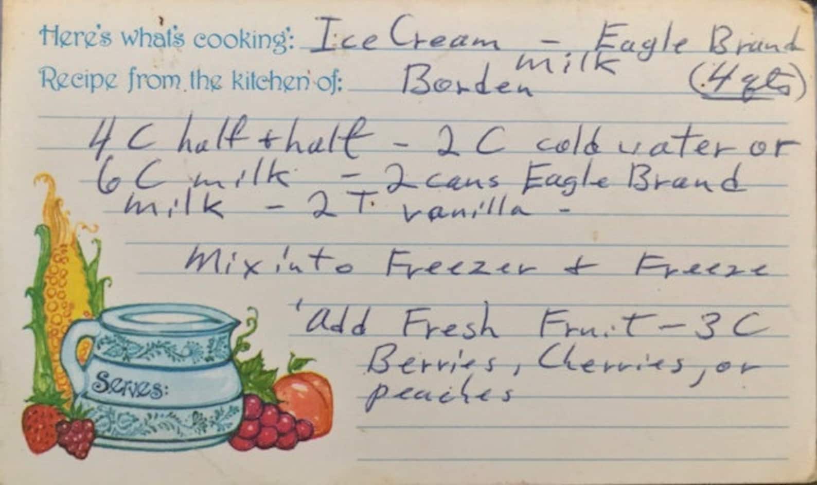 Engraved Handwritten Recipe Wood Card Personalized Grandma's Recipe ...