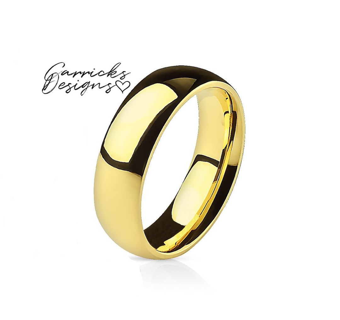 Men's Gold Wedding Ring or Promise Ring Guys Promise - Etsy