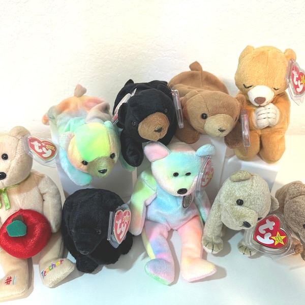 Birthday Beanie Bears - Etsy