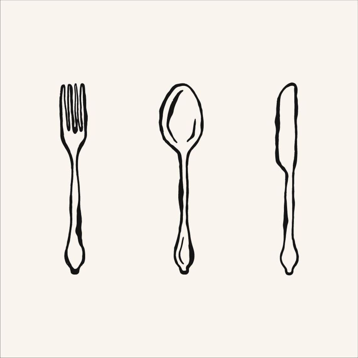 Table Setting Graphics - Wedding Menus, Dinner Party Menu Design ...