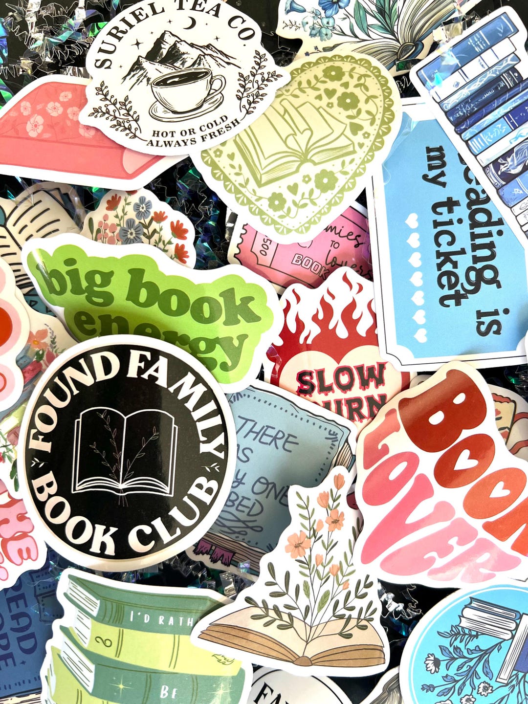 Bookish Sticker Packs - Choose Your Genre or Mood - Etsy