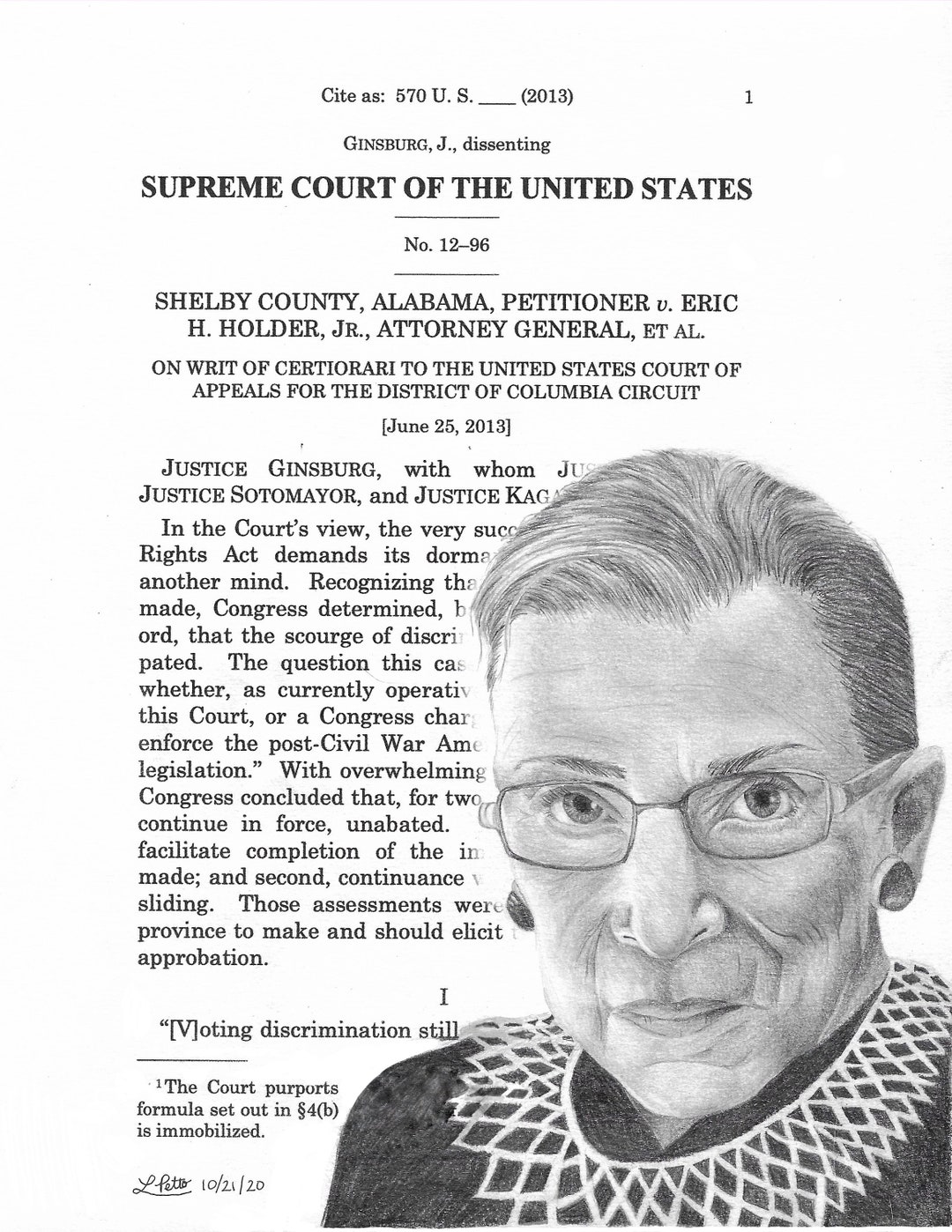RBG Shelby County Drawing Print - Etsy