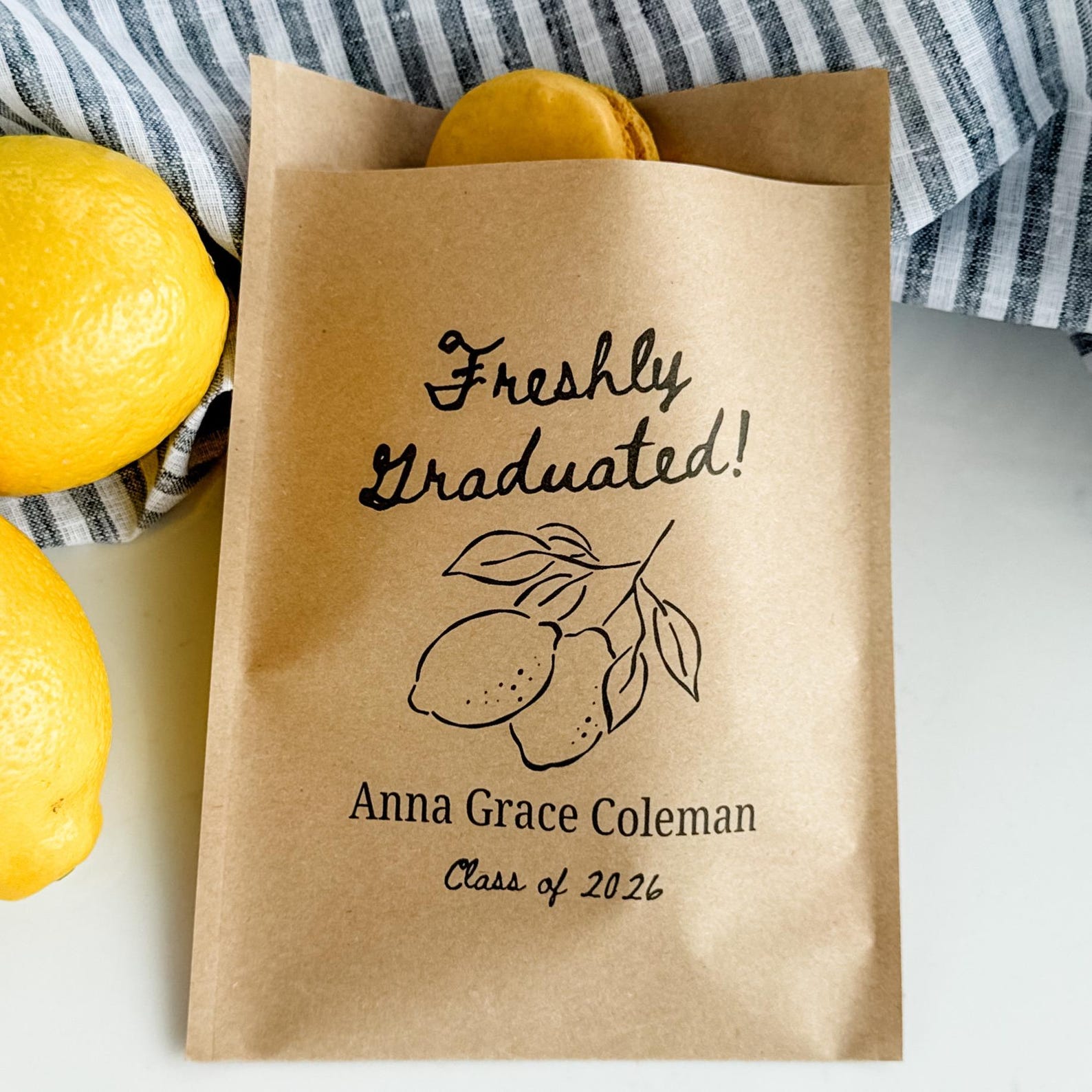 Lemon Graduation Party Favor for Shes Freshly Graduated Theme for ...
