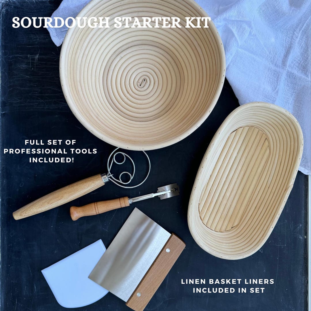 Sourdough Starter Set for Baker Housewarming Gift Home Baker Gift Idea ...