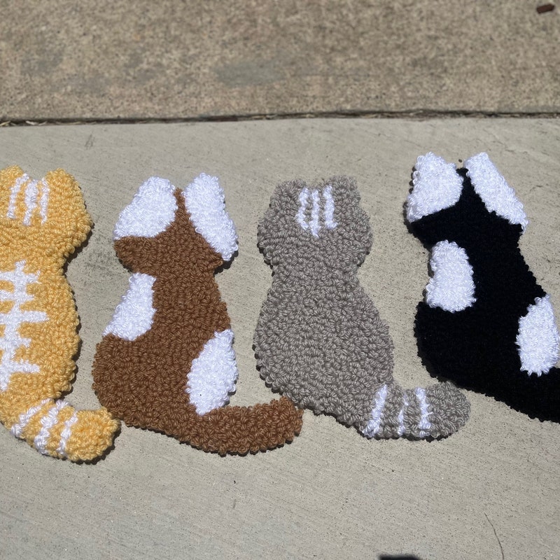 Punch Needle Cat - Etsy