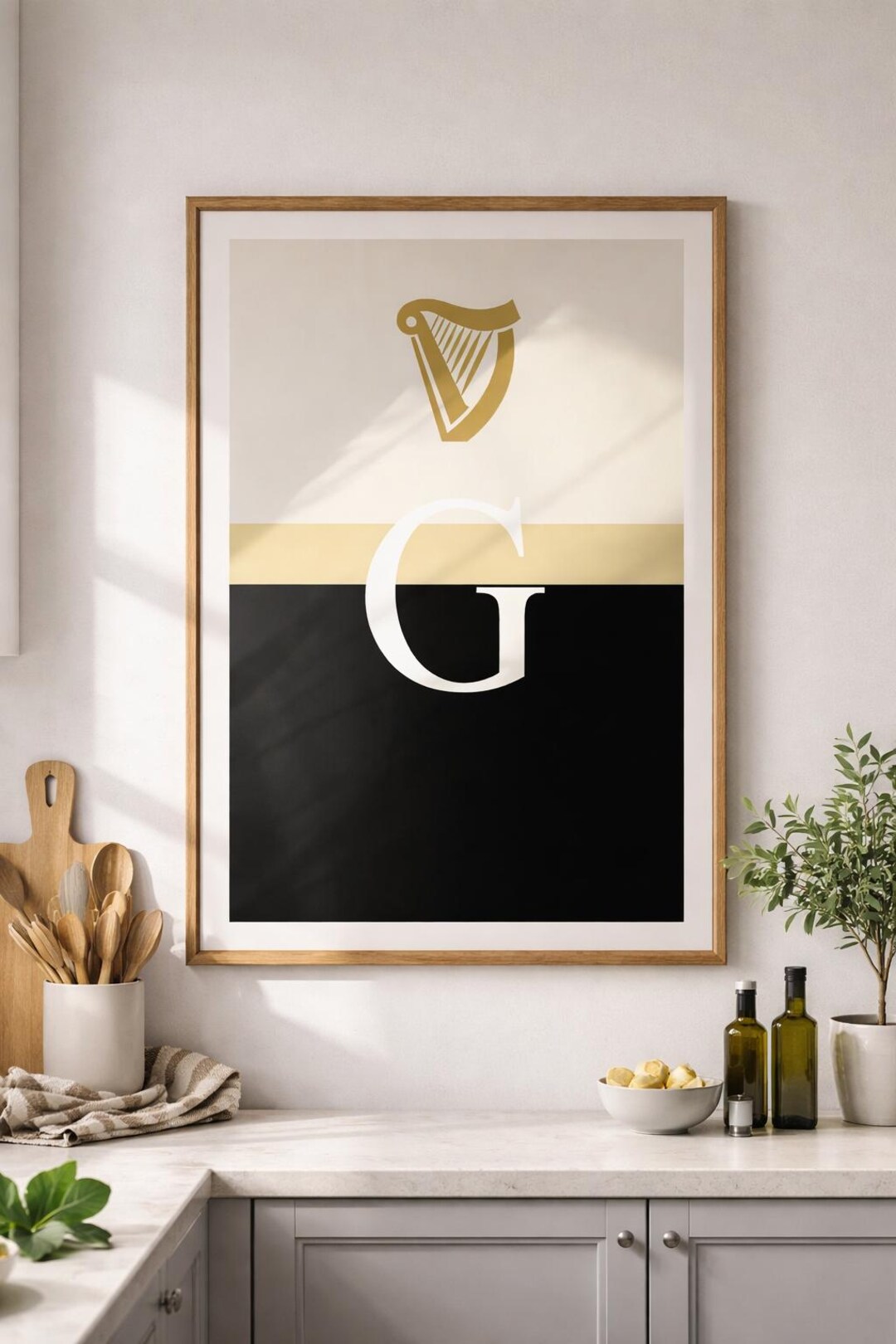Guinness 'split the G' Poster Print - Wall Art - Guinness Poster ...