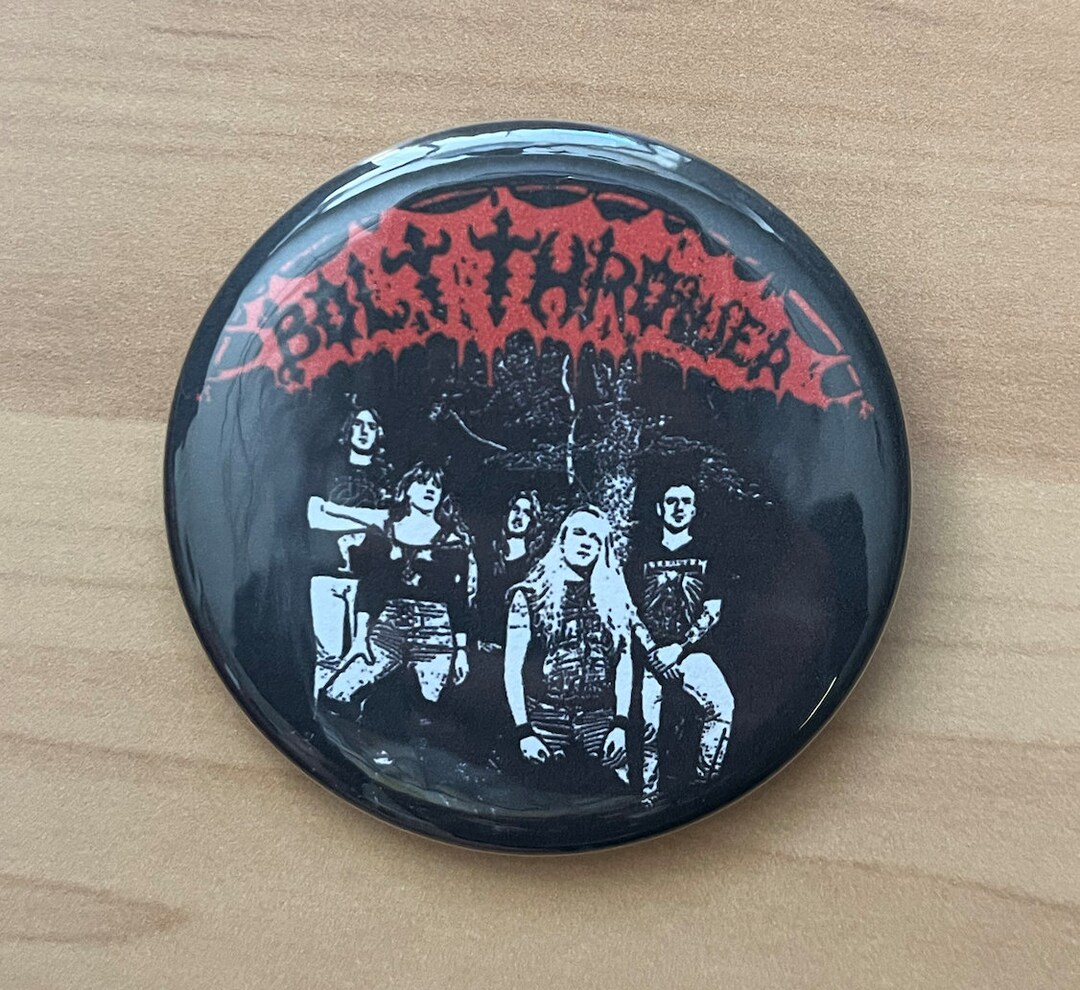 BOLT THROWER Uk Death Metal Pin Badge Button Punk Crust Napalm Death ...