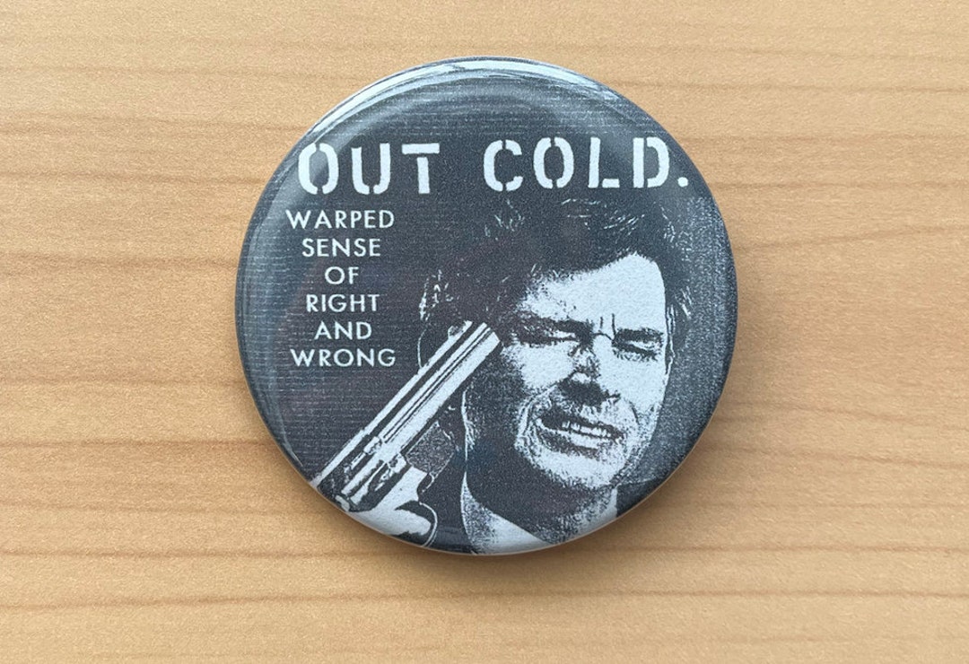 OUT COLD Dracut Hardcore Punk Pin Badge Button Ushc Negative Approach ...