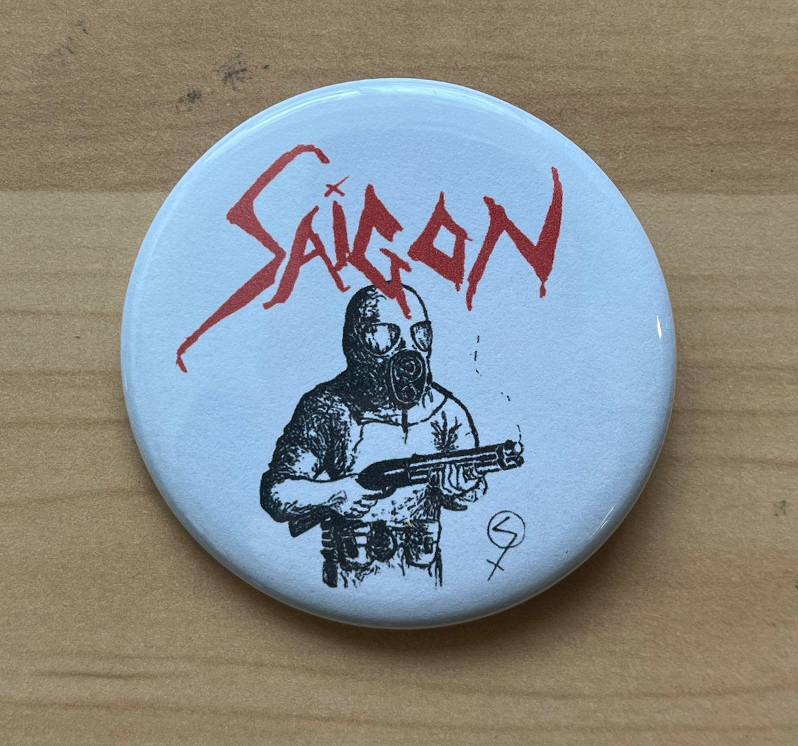 SAIGON Socal Hardcore Punk Pin Badge Patch Annihilation Ushc Tustin ...