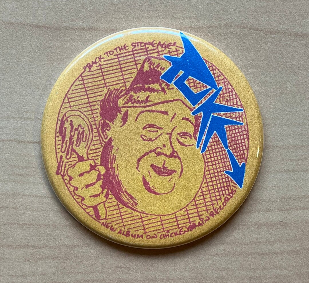 PUKE Swedish Hardcore Punk Pin Badge Button Asta Kask Discharge Anti ...